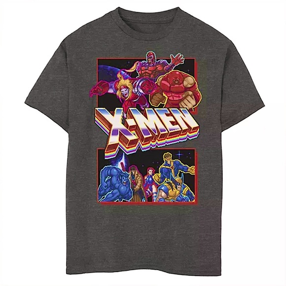 Marvel | Shirts | Marvel Xmen Retro Video Game Logo Panels Graphic Tee ...